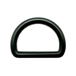 30mm (1.18") Black Metal D-Ring