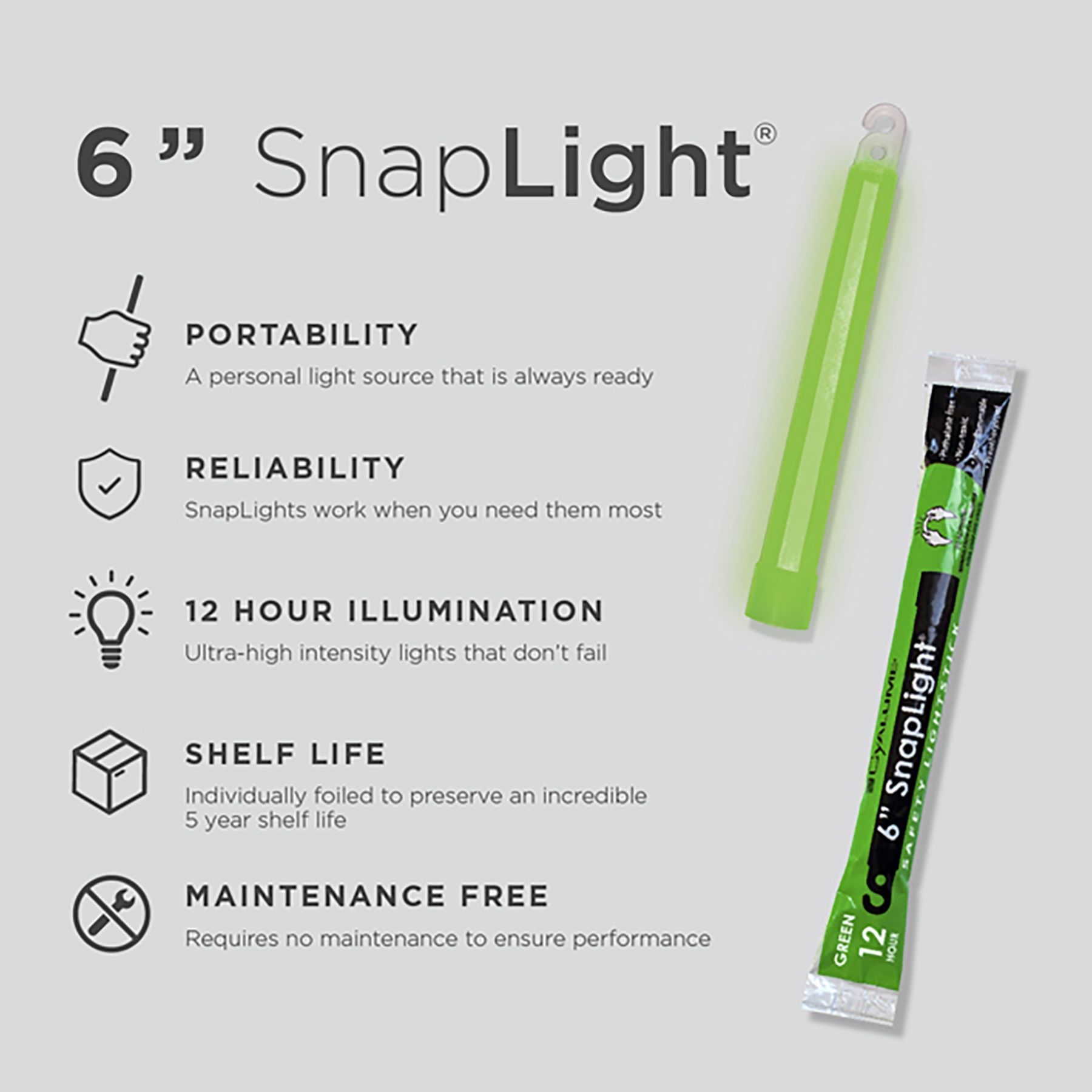 Cyalume snaplight green light sticks store