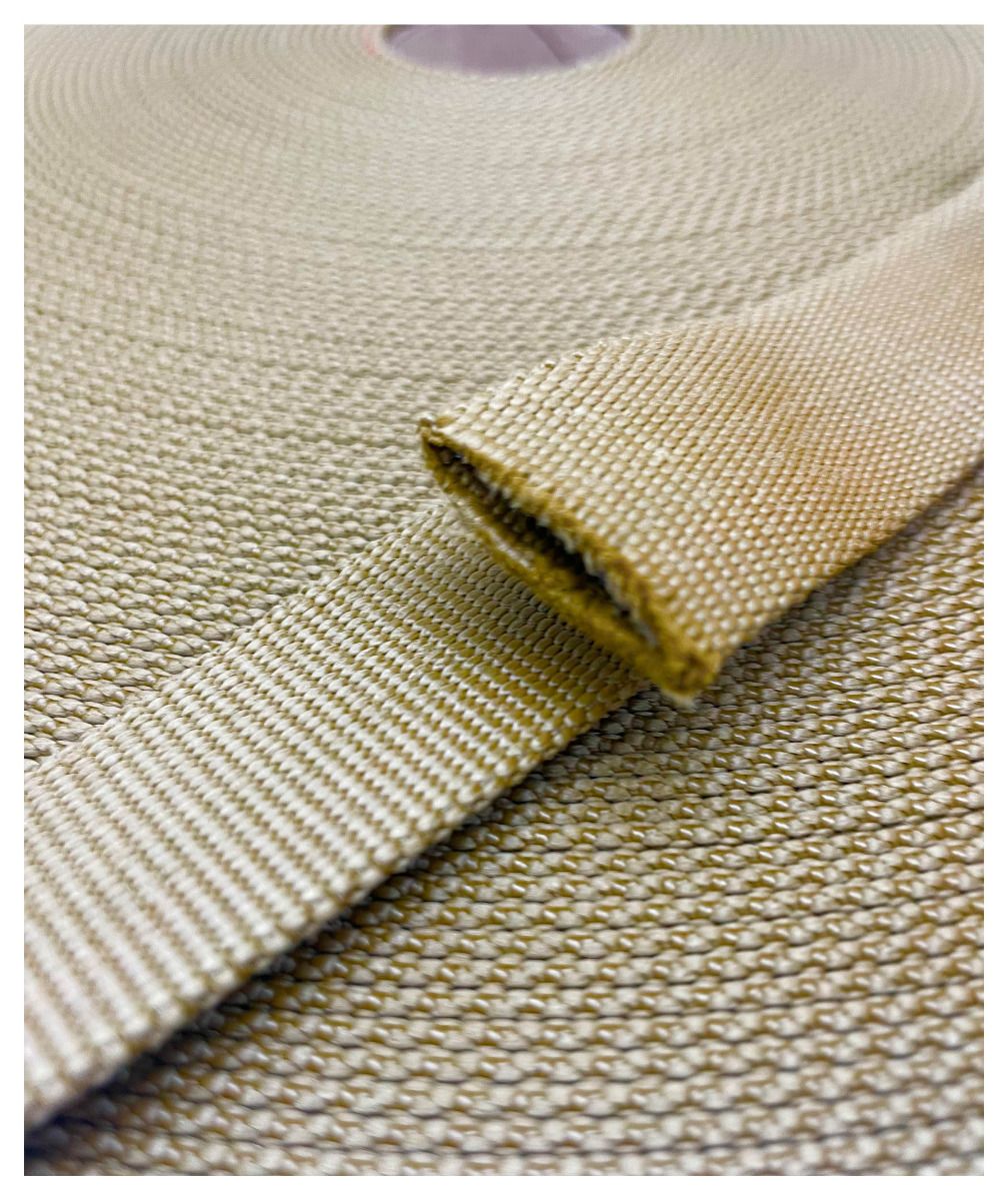 25mm 1 Coyote Brown 498 Tubular Webbing